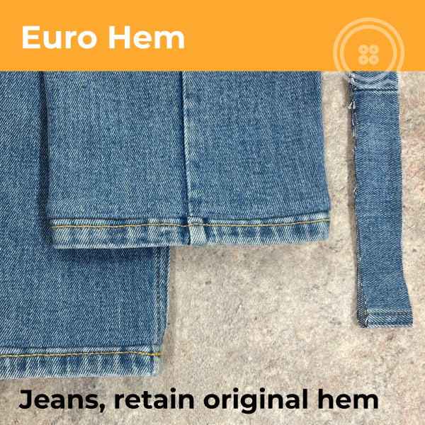 Pants Length Shorten Hemming, Take Up, Jeans – Hello Tailr